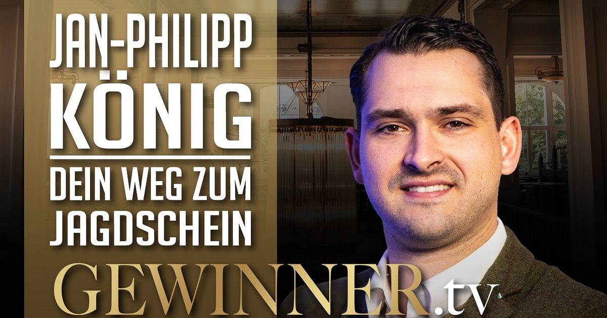 Jan-Philipp König im Interview: So bekommst du deinen Jagdschein in Rekordzeit | GewinnerTV ...