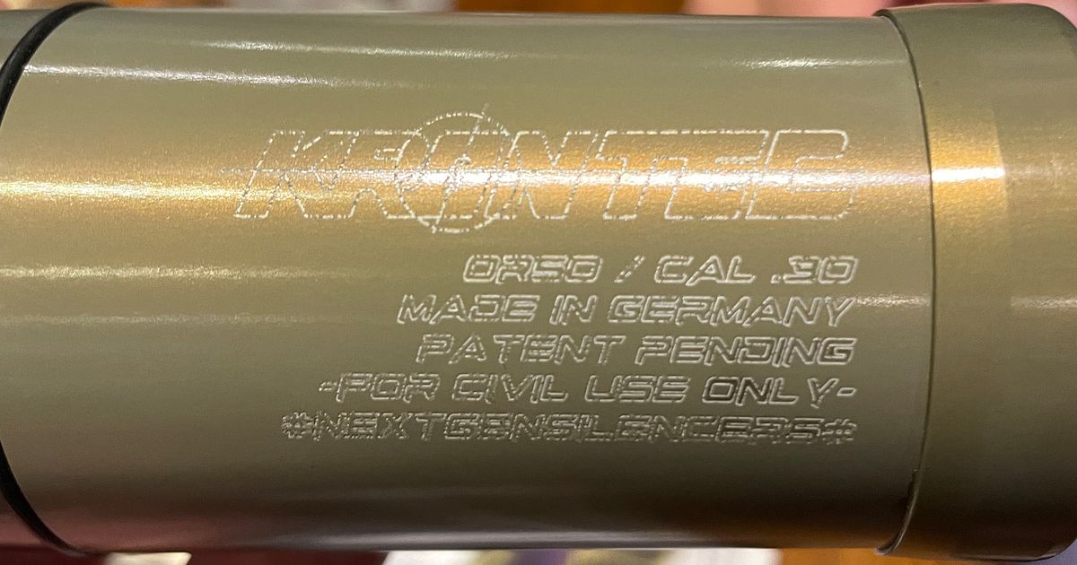 Krontec OR 60 Schalldämpfer - Krontec OR 60 Schalldämpfer