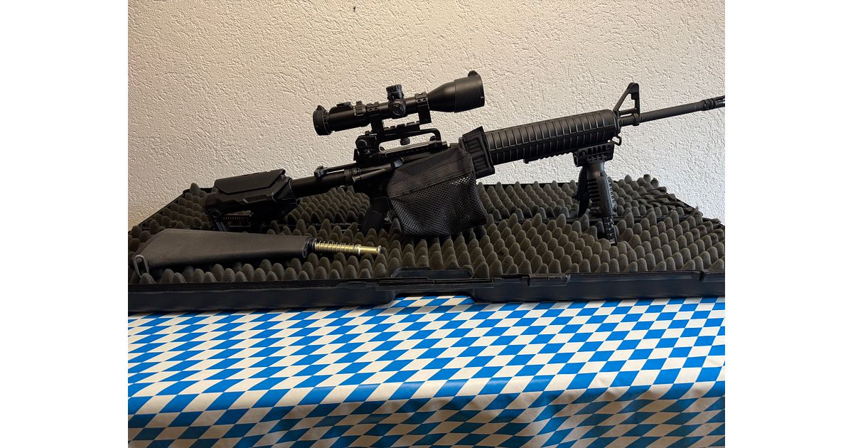Selbstladebüchse Sabre -Defence XR15 20“ ( M16) mit ZF und Zweibein ...