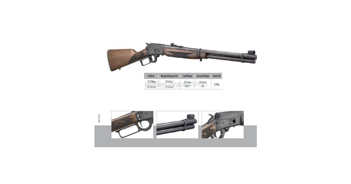 "MARLIN MODEL 1894 CLASSIC 9SH. .357MAG NIMMT AUCH AUF: 10 SH. .38SPL," - Gunfinder