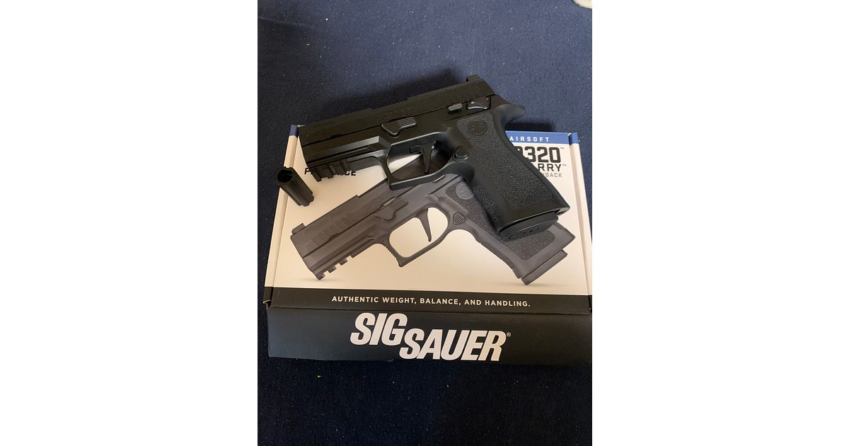 Gas Blowback GBB Aursoft Pistole Sig Sauer Xcarry - Gunfinder