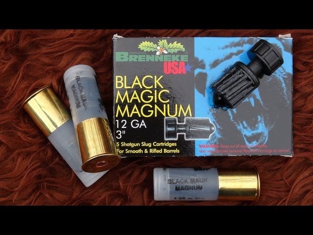 Brenneke Black Magic Magnum 12 GA Slug Test - Brenneke Black Magic ...