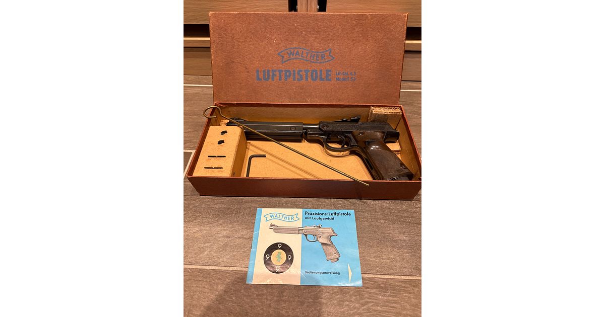 Luftpistole Walther LP Mod. 53 Cal. 4.5 - Gunfinder