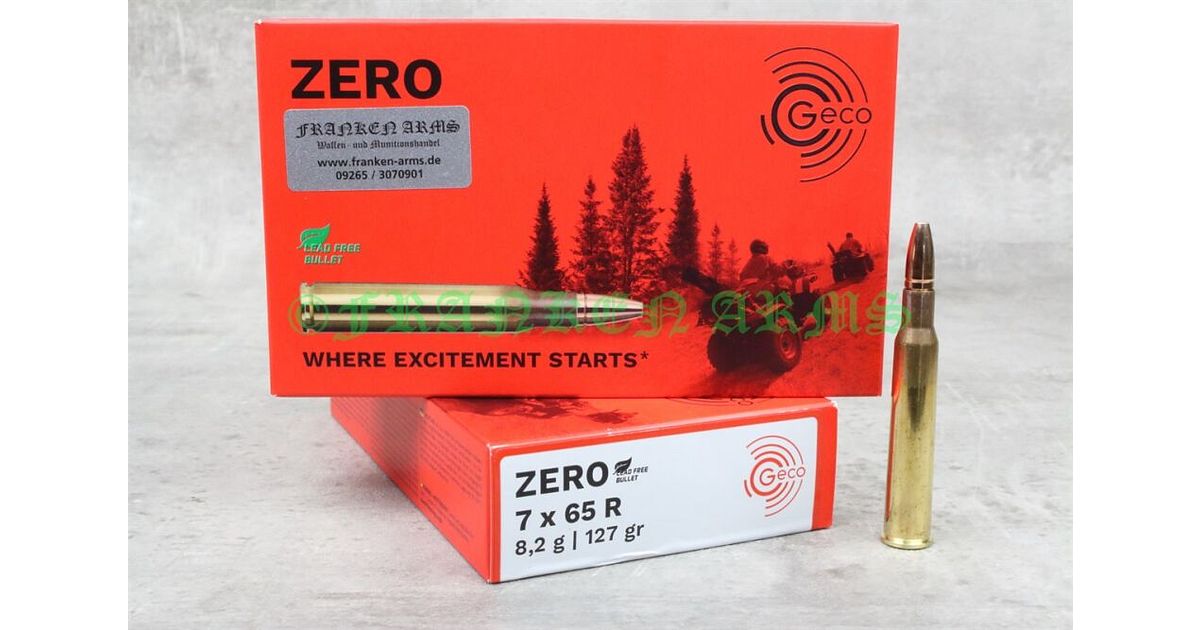 Geco Zero 7x65R 127gr. 8.2g 20 pieces tiered price - Gunfinder