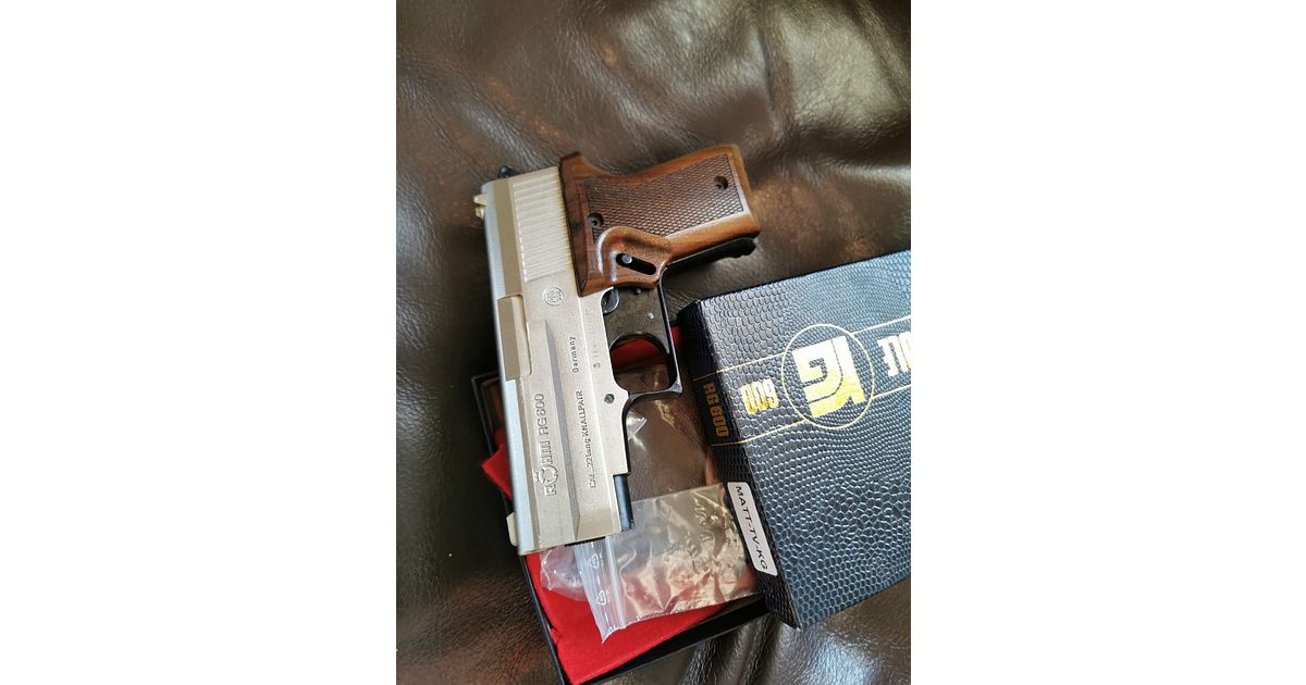 Selten Röhm RG600 Nickel mit PtB Kaliber 6mm Bz. 22mm lang frei ab 18 ...