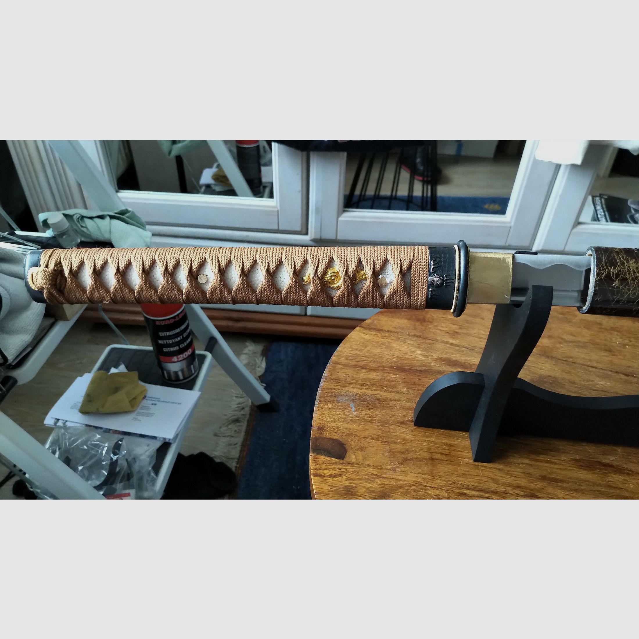 Niigata KATANA for Cutting mit langem Griff scharf geschliffener 1060 ...