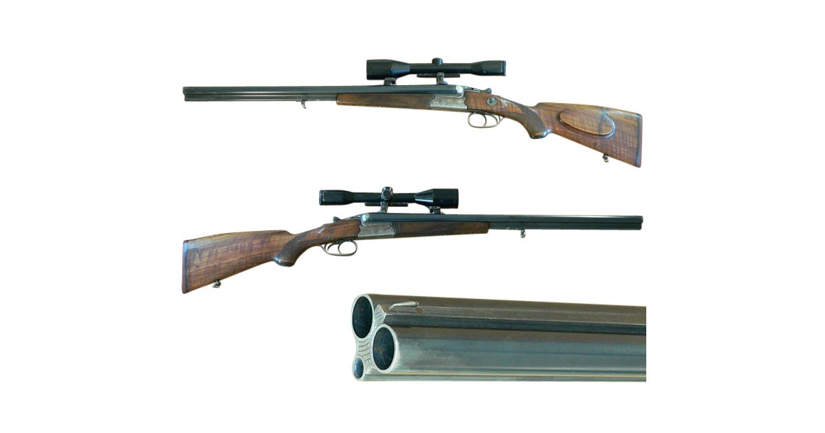 Drilling Sauer&Sohn, Kal. 7x65R, 16/70, mit Einstecklauf (.22 Hornet) u ...