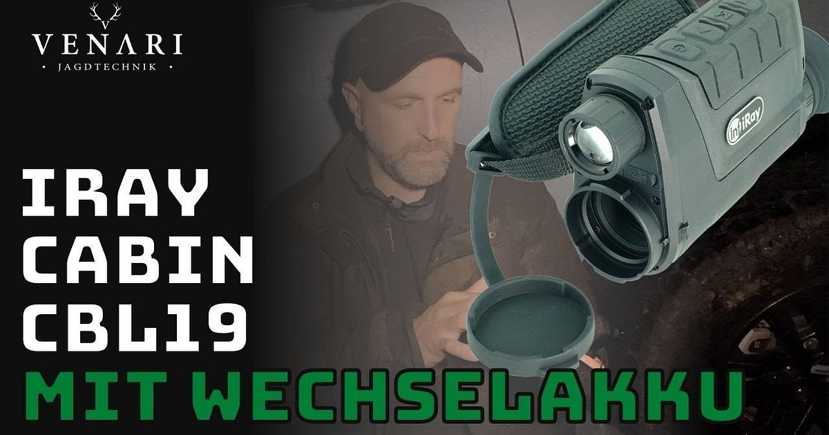 Iray CABIN CBL19 Wärmebildkamera mit Wechselakku für die Jagd | Kurz vorgestellt | CAL19 | CAB19 ...