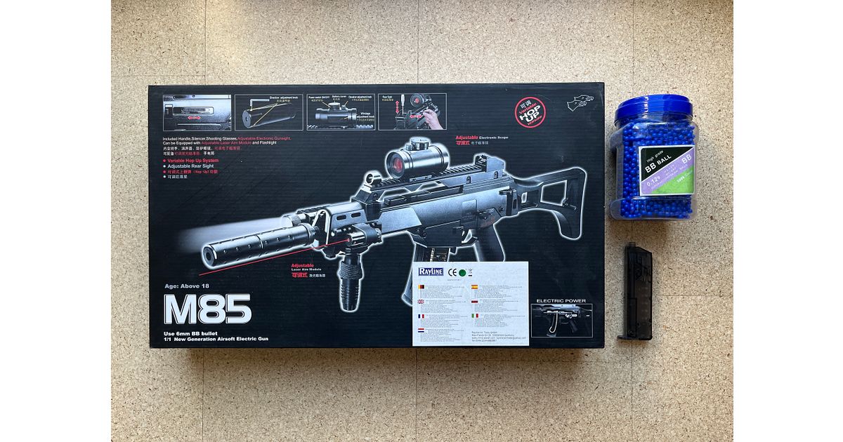 Rayline M85 Electric Airsoft Gun - Gunfinder