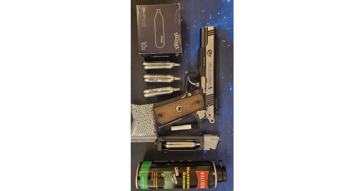 Co2 Colt Pistole 3,5 joul - Gunfinder